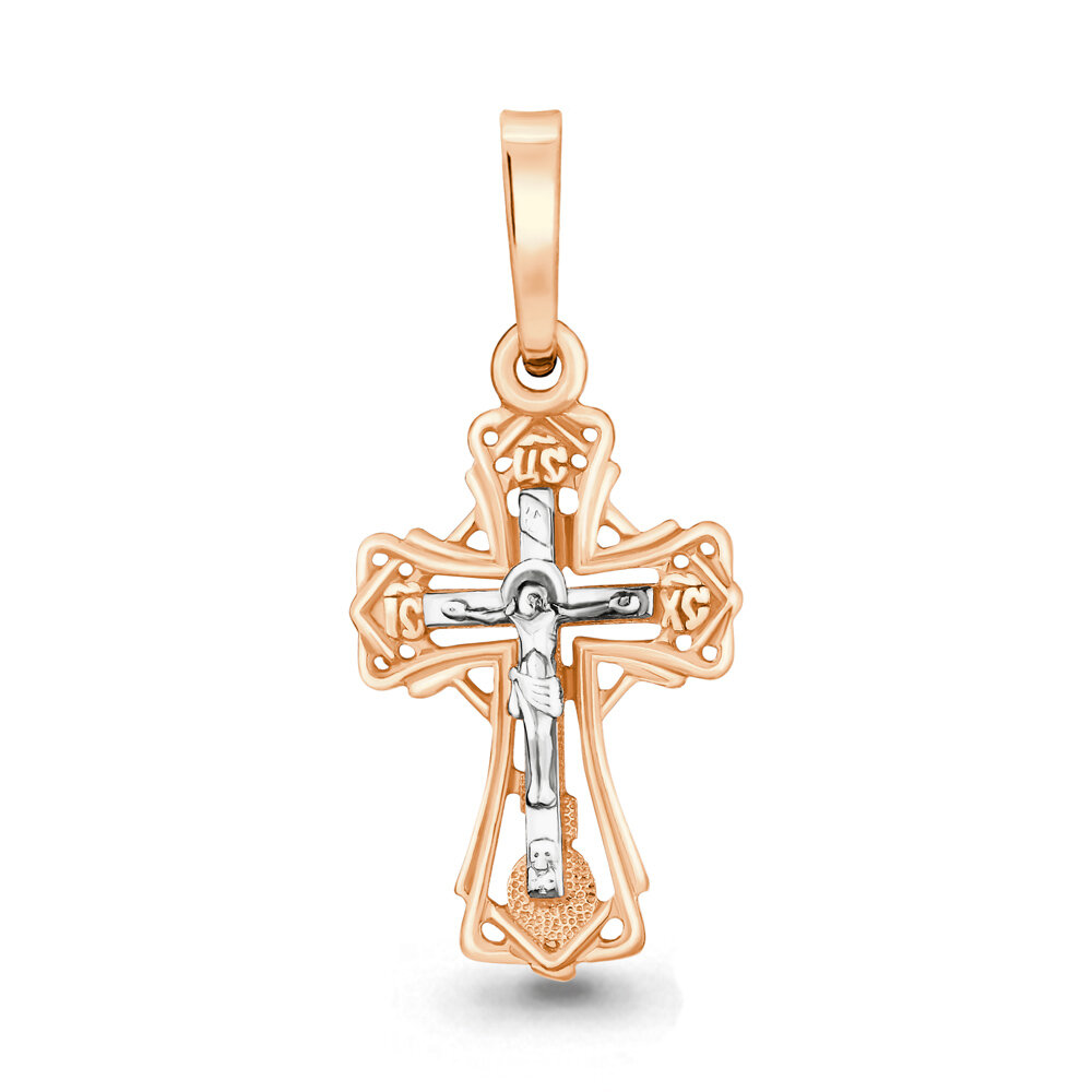 Крестик, серебро, 925 проба