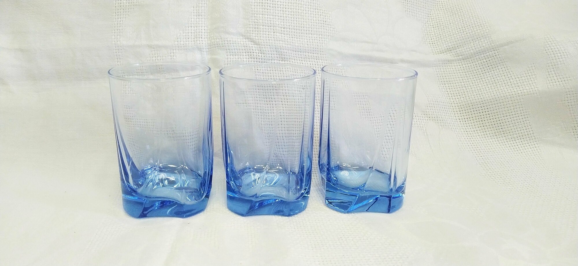 Набор стаканов цветное стекло СССР