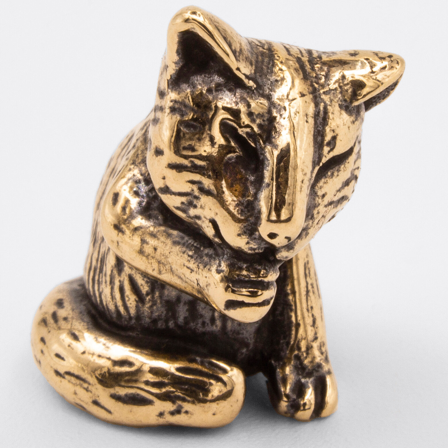 Умывающаяся кошечка Фигурка из Бронзы от Рязанской литейной мастерской