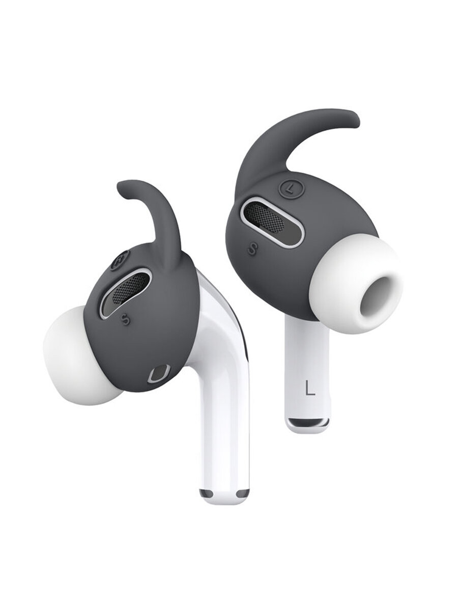 Крепление Elago для AirPods Pro Earbuds Hook Cover Grey (2 шт.)