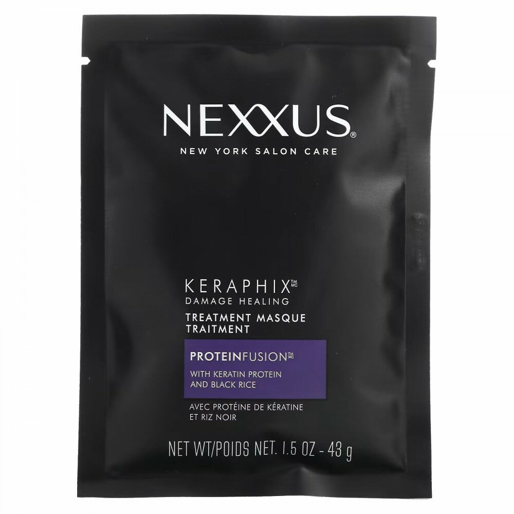 Nexxus, Keraphix ™ лечебная маска для волос, заживление повреждений, 43 г (1,5 унции)