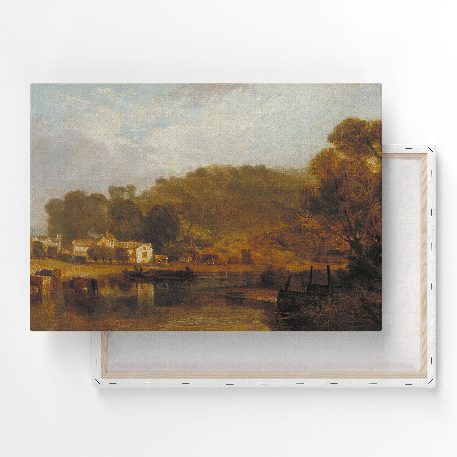 Картина на холсте, репродукция / Уильям Тёрнер - Cliveden on Thames / Размер 30 x 40 см