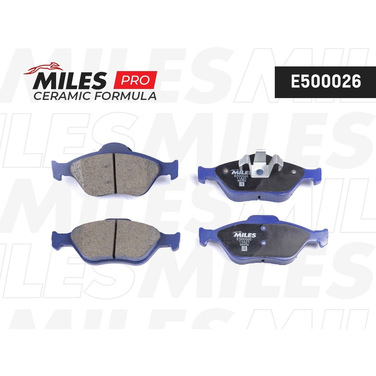 Колодки тормозные FORD FIESTA 95>01/01>/FUSION 01> передние Ceramic