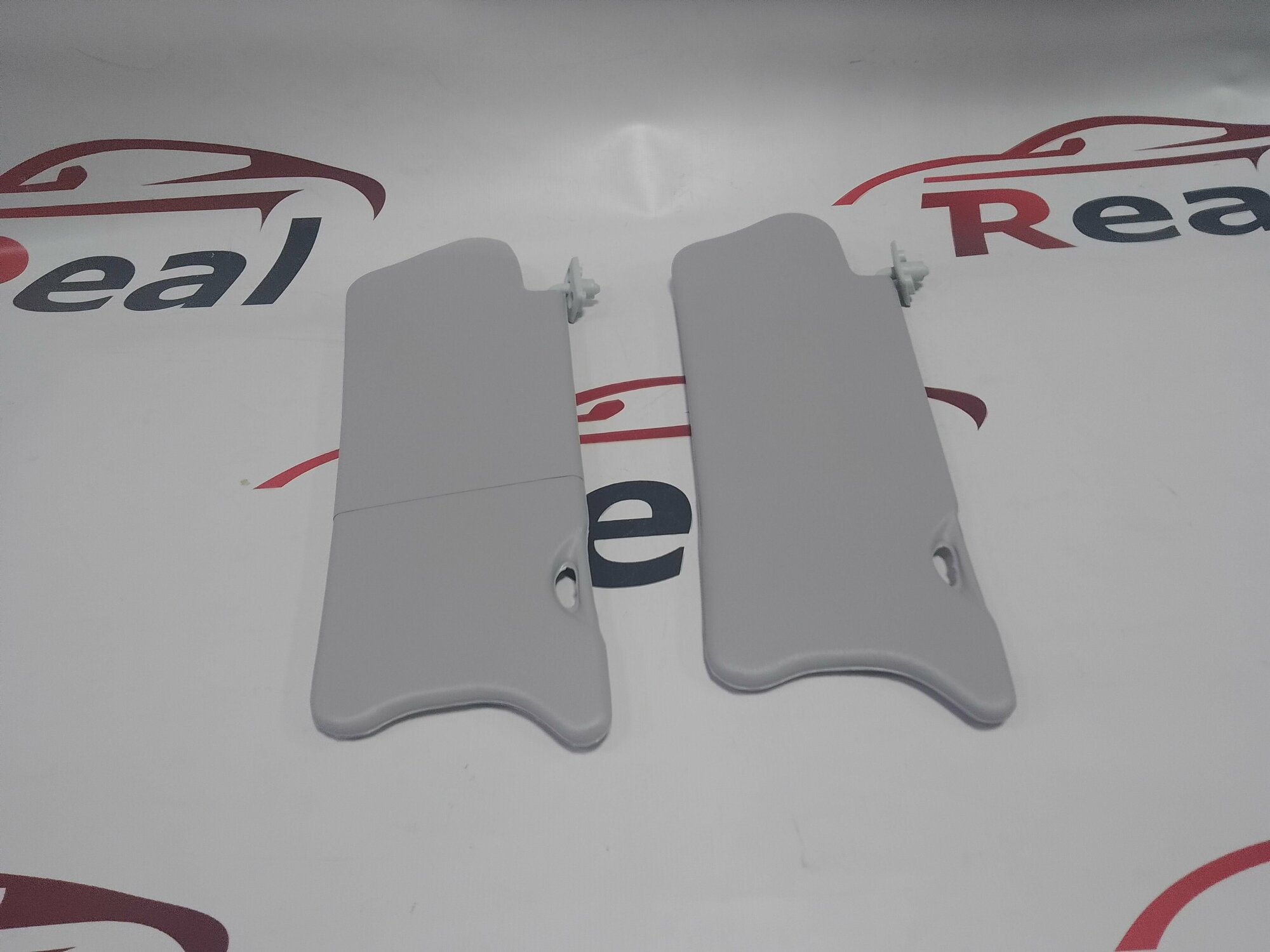 Солнцезащитные козырьки серые завод для 2110 с зеркалом у пассажира