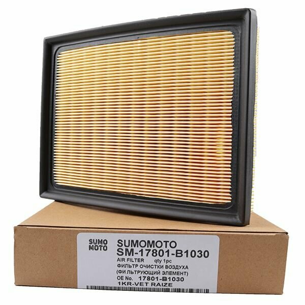 Фильтр воздушный двигателя A-1049 SM-17801-B1030 Sumomoto 1KR-VET RAIZE OEM 17801-B1030