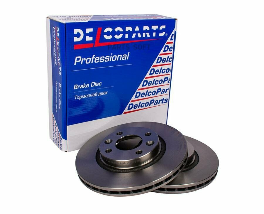DELCOPARTS 19377358 Диск тормозной передний