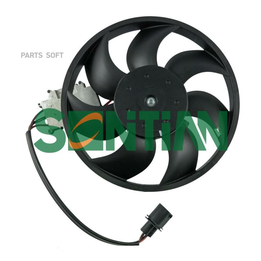 SONTIAN ZD168608 Вентилятор радиатора VW Touareg (7LA, 7L6, 7L7) 2002/10 - 2010/05AUDI Q7 (4L) 2006/03 - 2015/08 POR