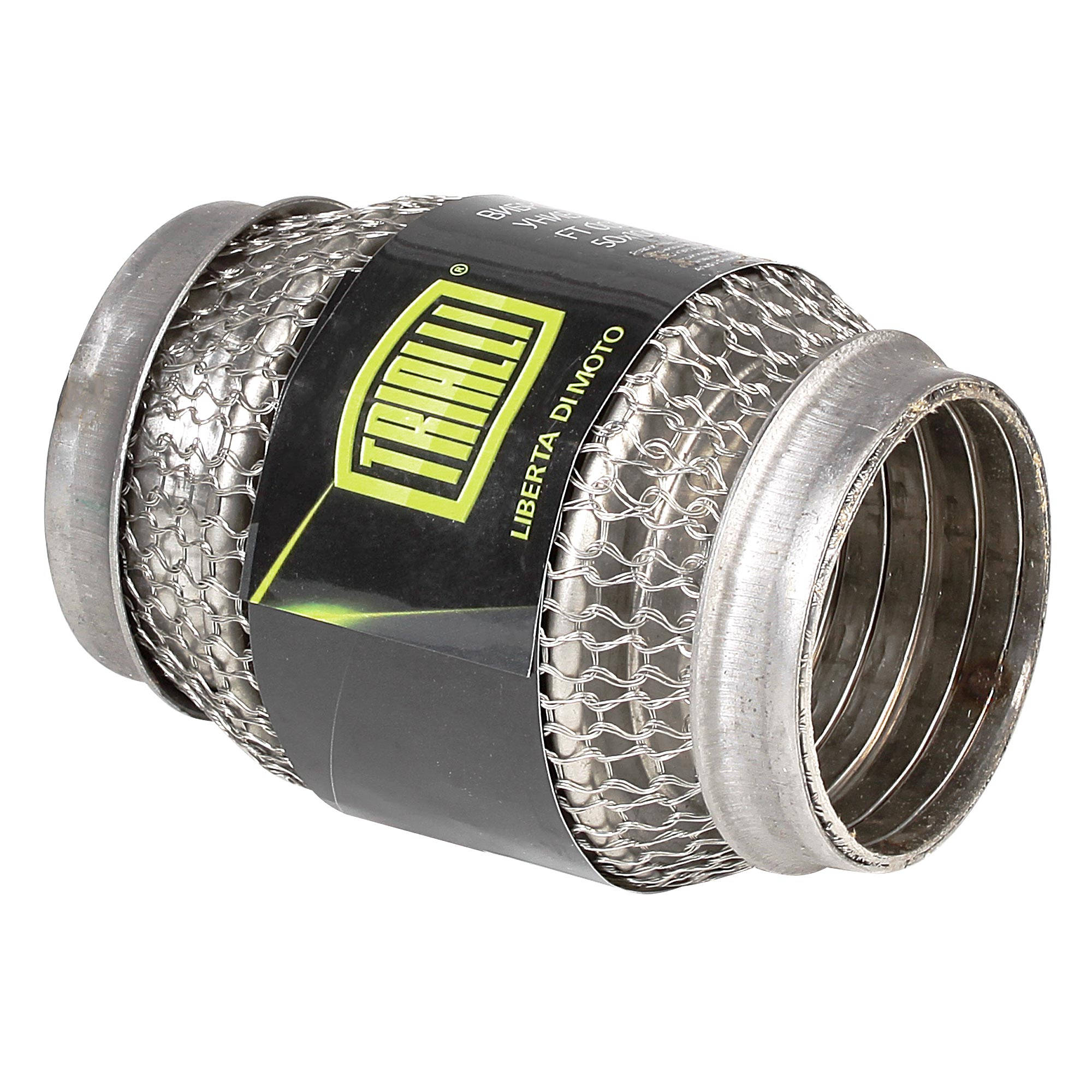 TRIALLI ft-0010 (50100 / 50X100) виброкомпенсатор вых. трубы (гофра) 50x100 hydra / wire mesh (нерж. сталь) (ft