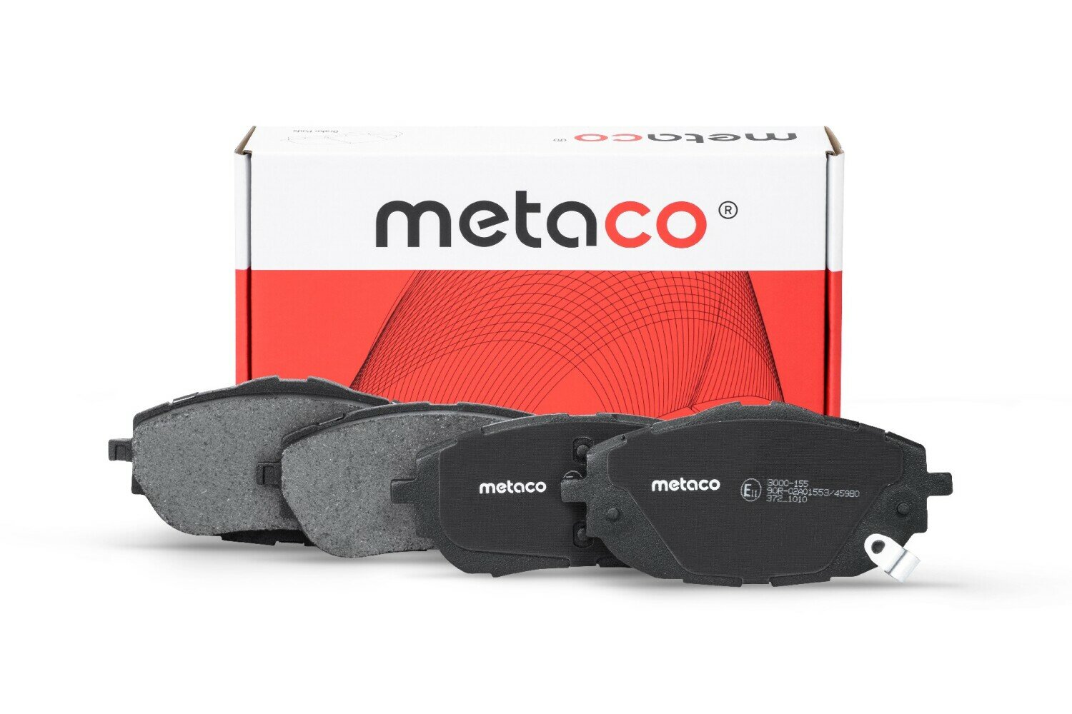 Колодки тормозные передние к-кт перед METACO 3000-155