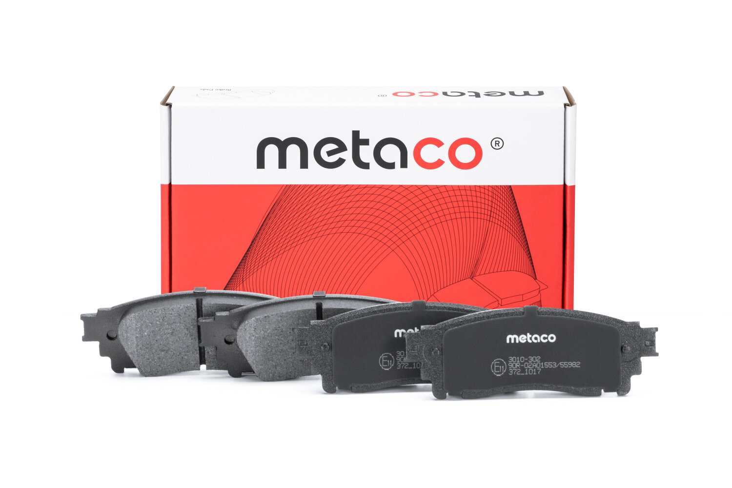 Колодки тормозные дисковые зад METACO 3010-302