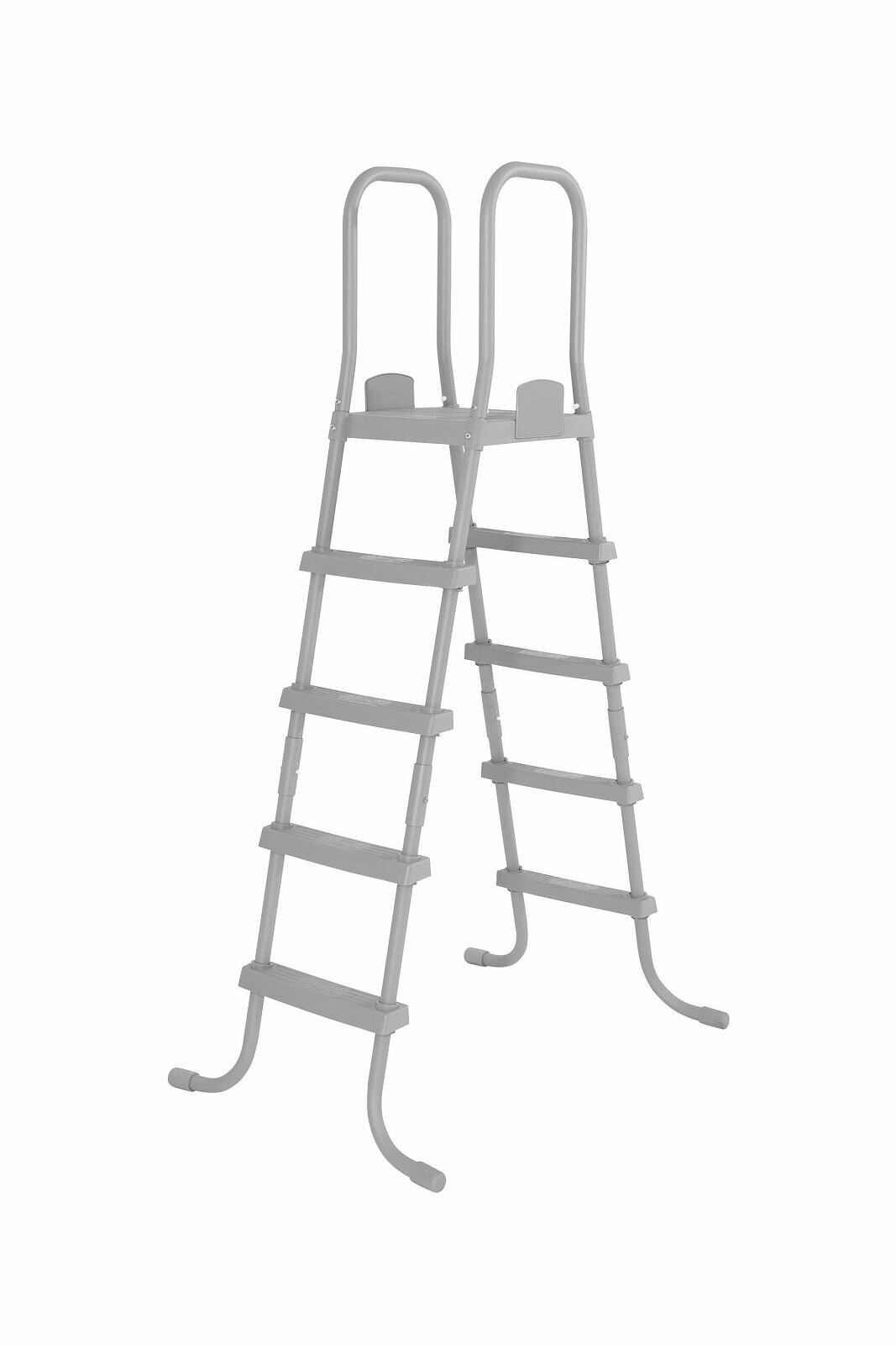 Лестница для бассейнов Bestway 58337, до 132см, 4 ступеньки, с площадкой