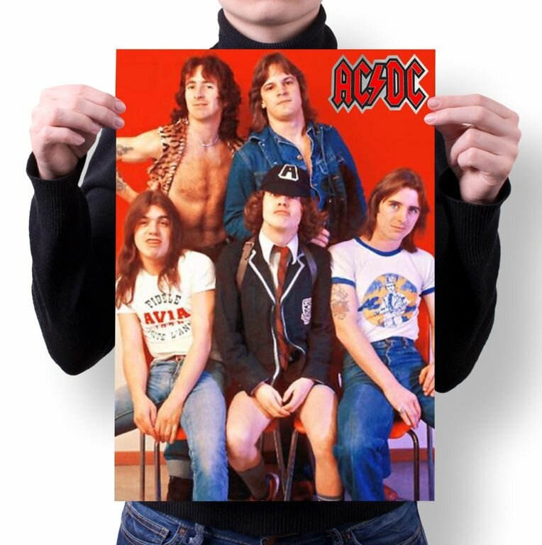 Плакат AC/DC, Эй-си/ди-си №10, А4