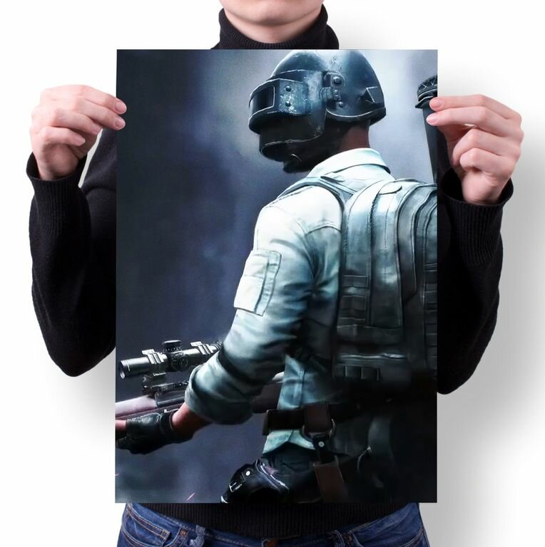 Плакат PlayerUnknown’s Battlegrounds, PUBG, пубг №6, А4