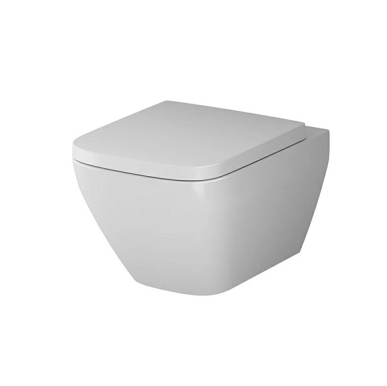 Подвесной унитаз AM.PM Spirit 2.0 C701701SC Square безободковый с сиденьем микролифт