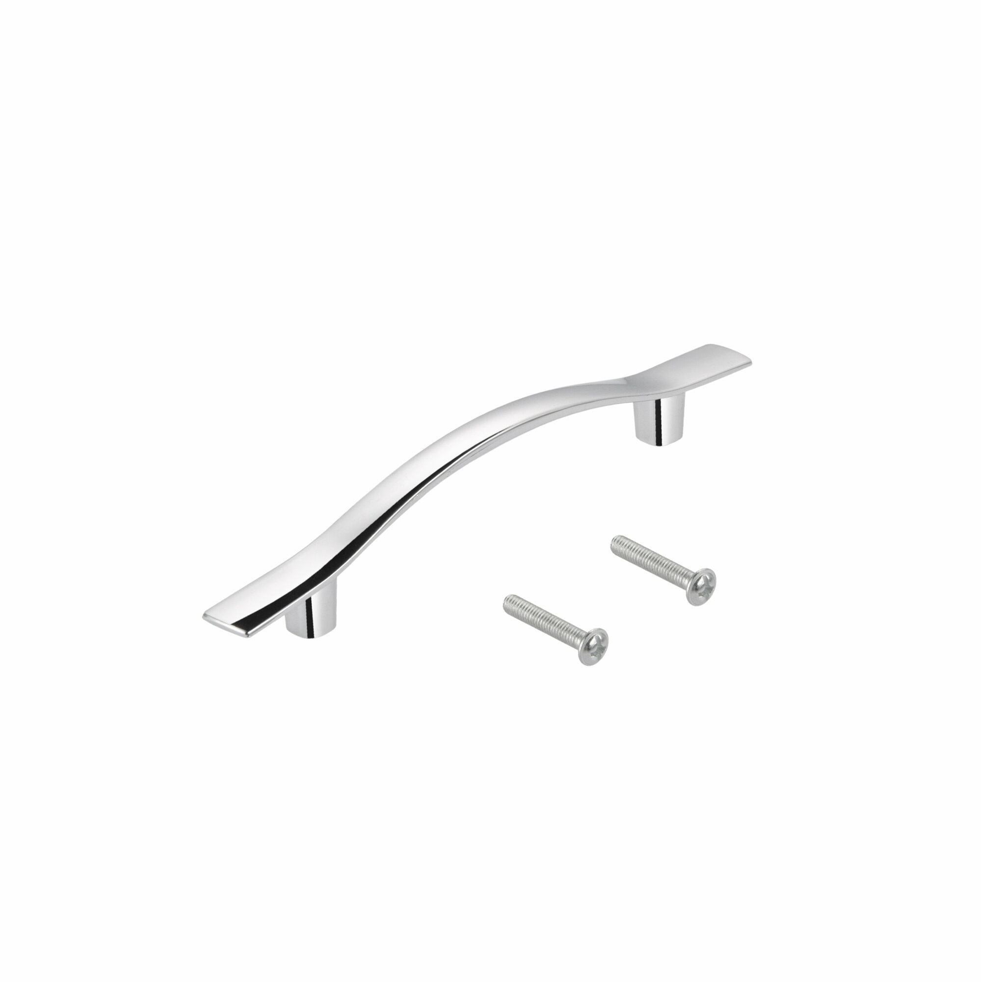 Мебельные ручки-скобы EDSON 2100 CHROME 128 MM (комплект 2 штуки)