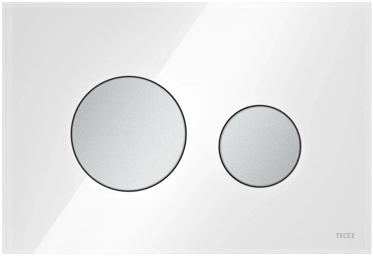 Кнопка смыва Tece TECEloop 9240659 для инсталляции, белый/матовый хром