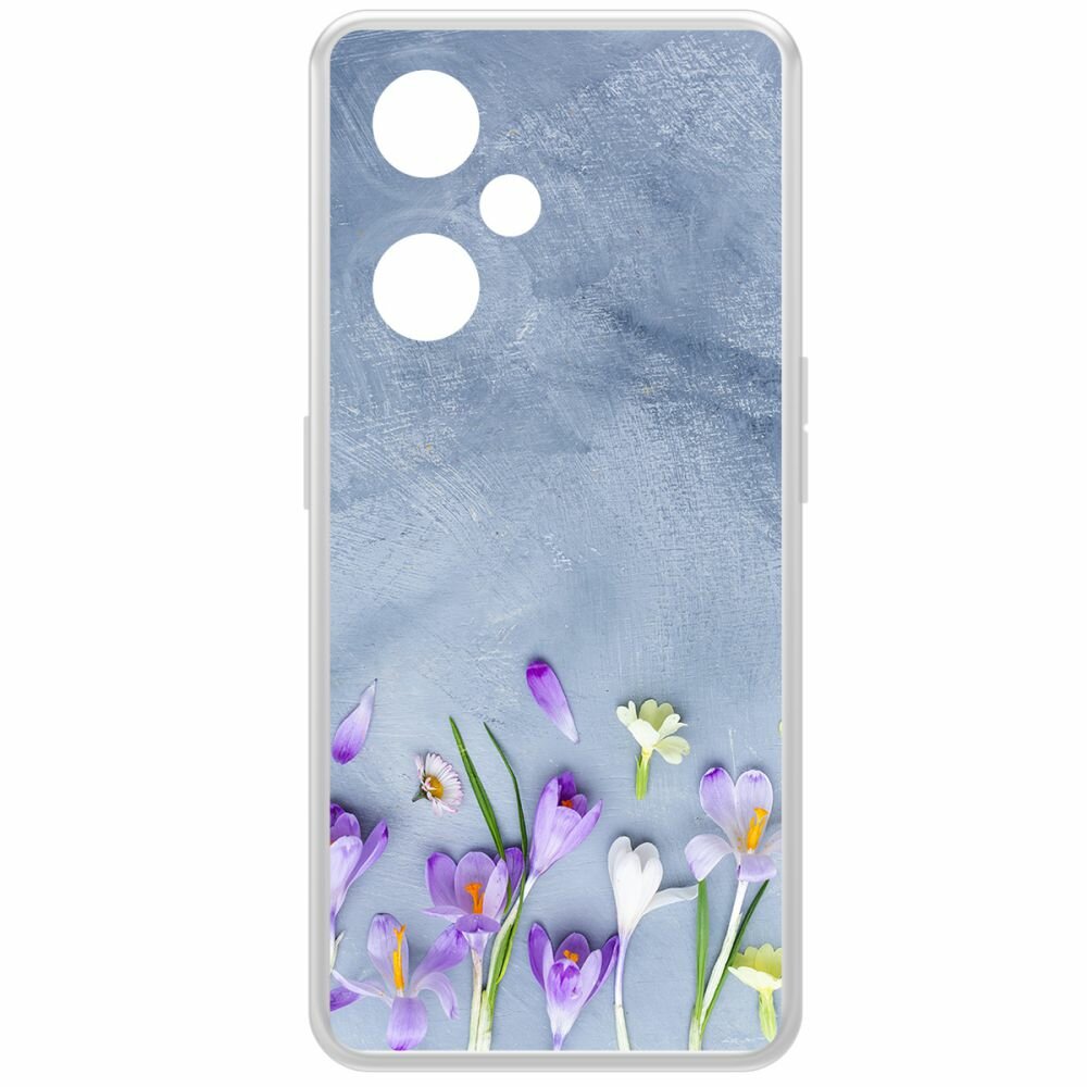 Чехол-накладка Krutoff Clear Case Цветочное настроение для OnePlus Nord CE 3 Lite