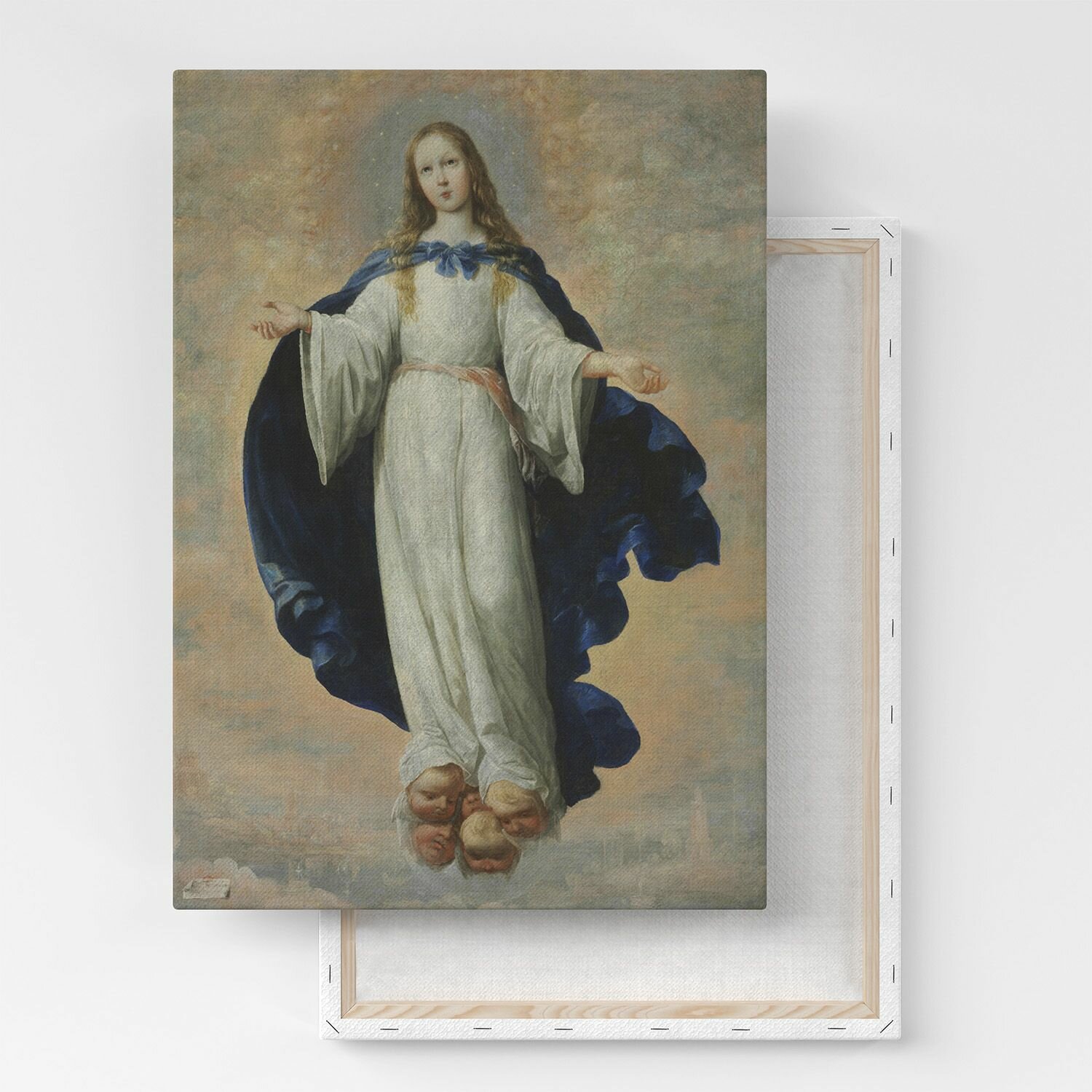 Картина на холсте, репродукция / Франсиско де Сурбаран - The Immaculate Conception / Размер 80 x 106 см