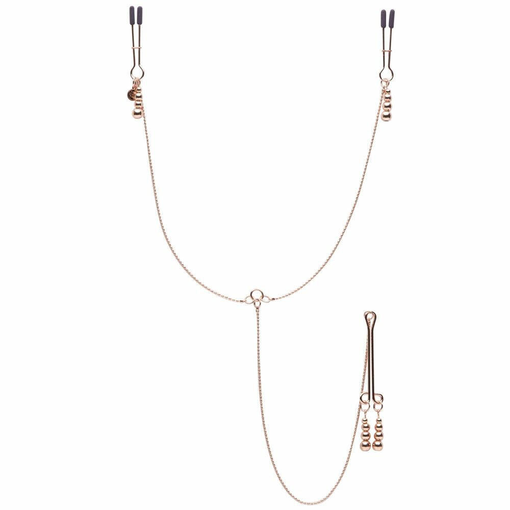 Fifty Shades of Grey Зажимы для сосков и клитора (FS-69154), золотой