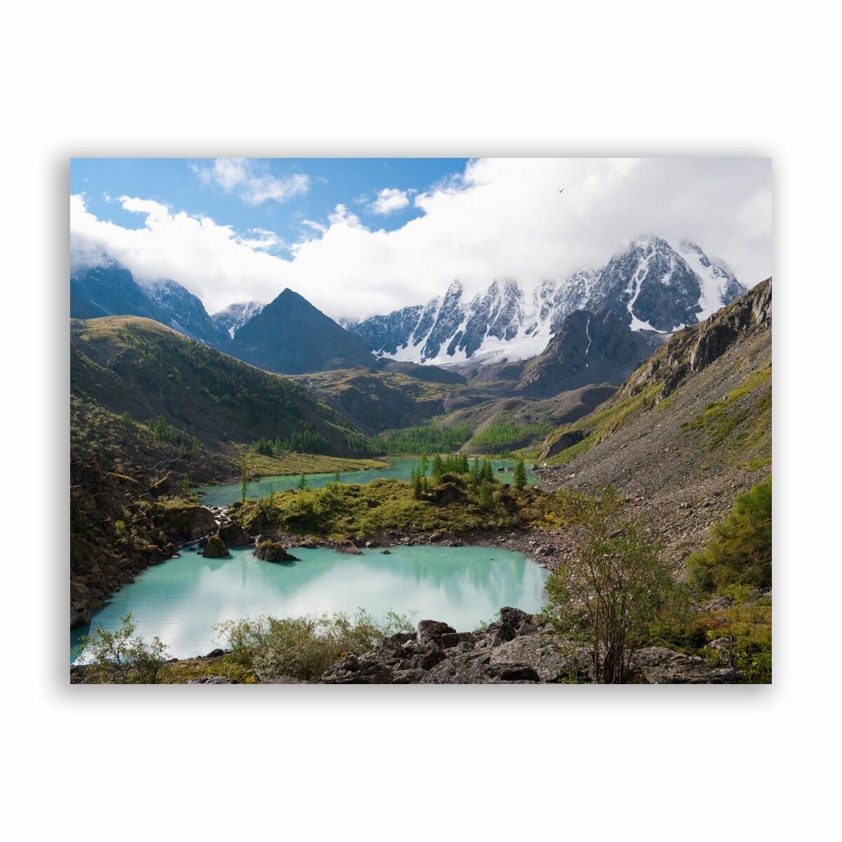 Постер, плакат на бумаге / Природа России - Пейзаж / Размер 40 x 53 см