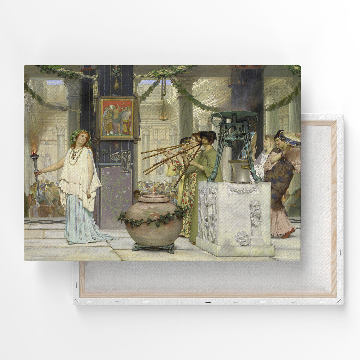 Картина на холсте, репродукция / Лоуренс Альма-Тадема - The vintage festival / Размер 40 x 53 см