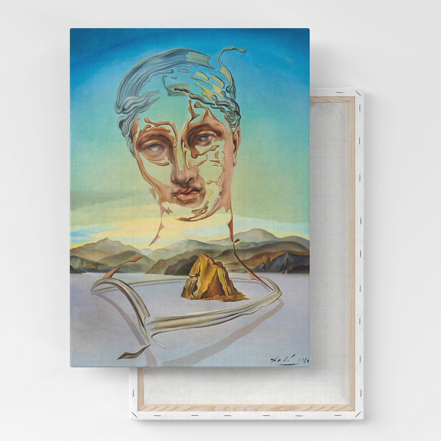 Картина на холсте, репродукция / Сальвадор Дали - Рождение божества / Размер 60 x 80 см