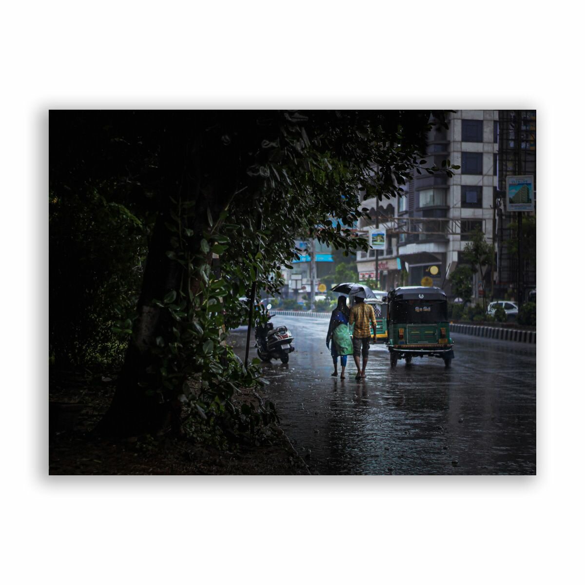 Постер, плакат на бумаге / Улицы Индии / Размер 60 x 80 см