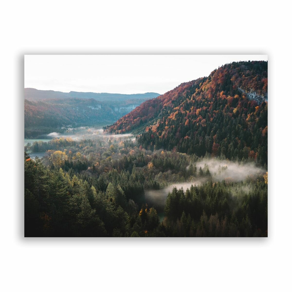 Постер, плакат на бумаге / Природа Франции - Пейзаж / Размер 40 x 53 см