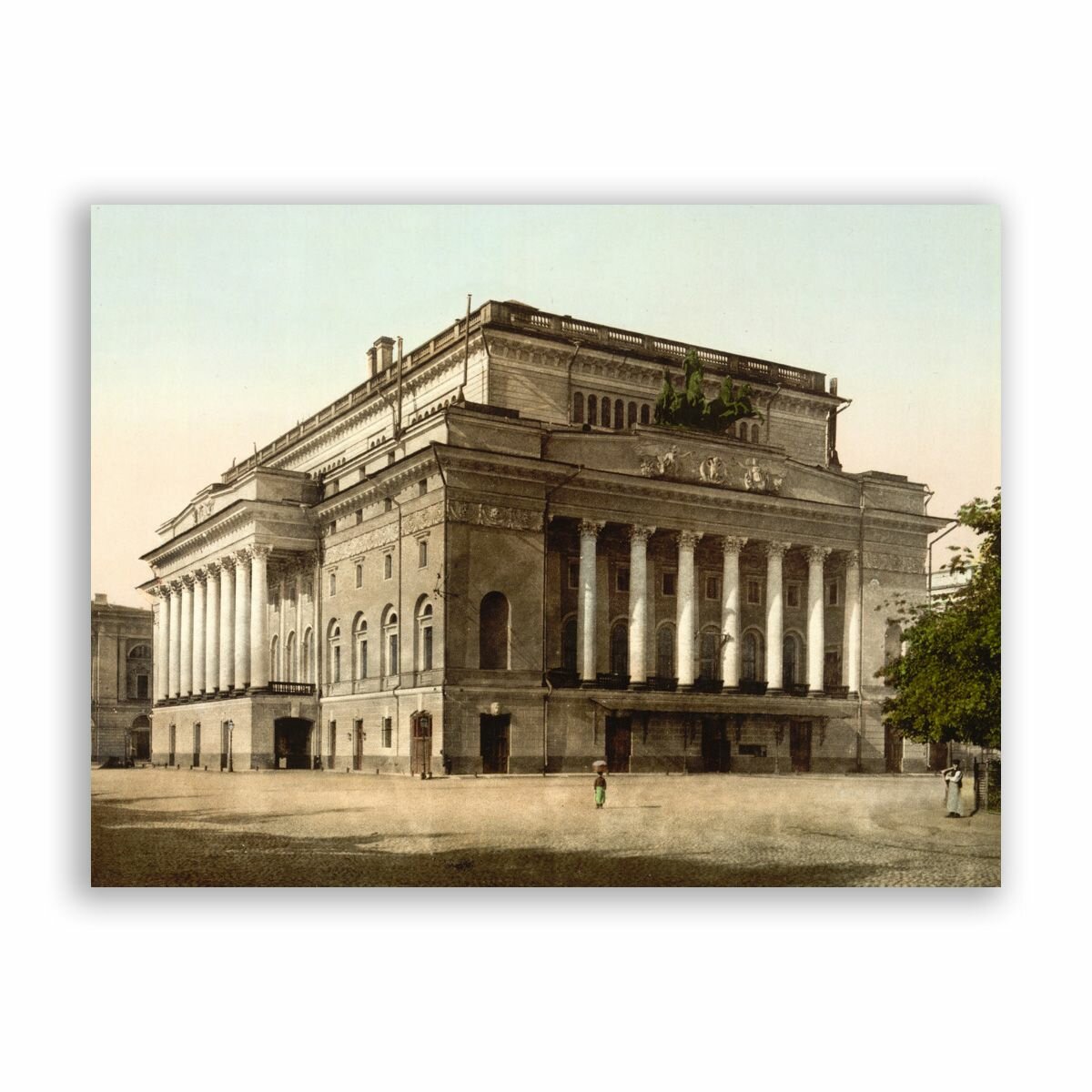Постер, плакат на бумаге / Alexander Theatre, St. Petersburg, Russia / Размер 40 x 53 см