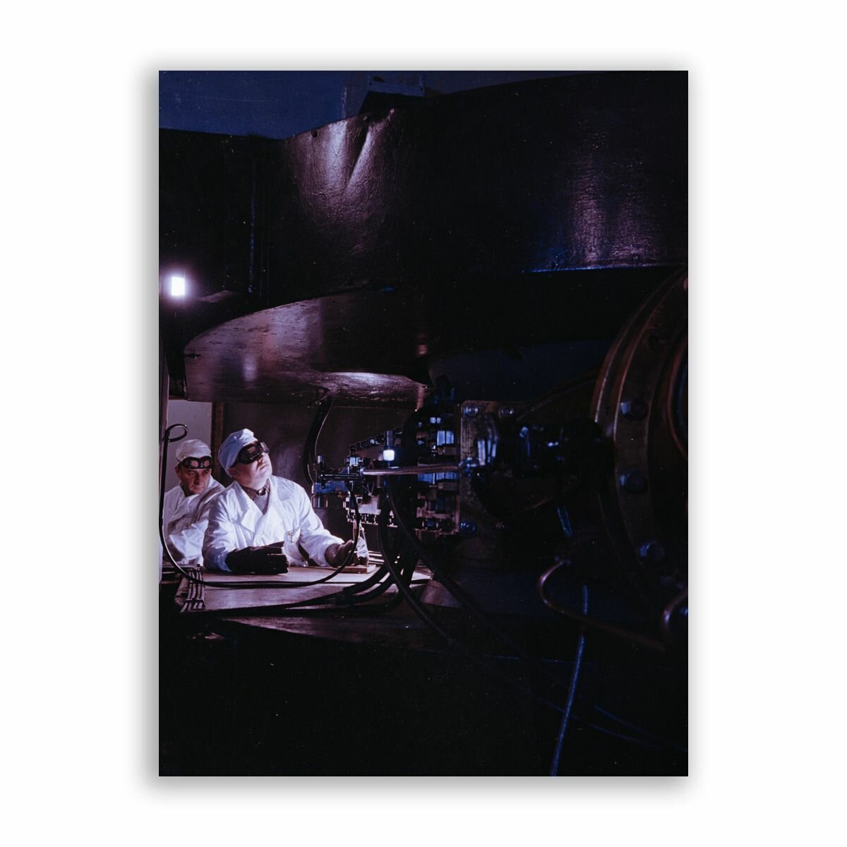 Советский постер, плакат на бумаге / Советские рабочие / Размер 30 x 40 см