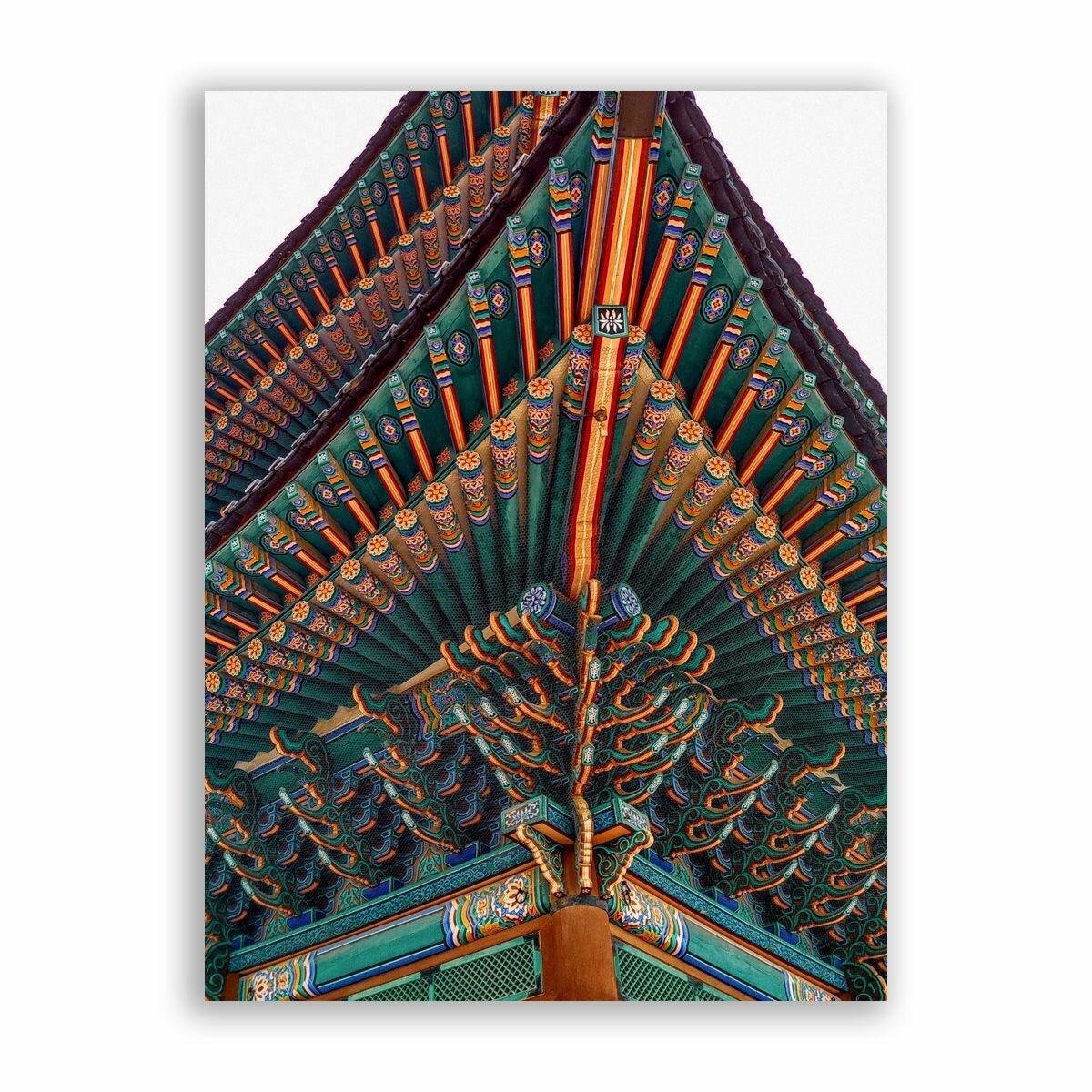 Постер, плакат на бумаге / Архитектура - Южная Корея / Размер 30 x 40 см