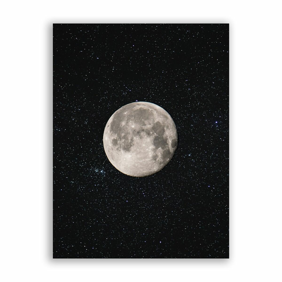 Постер, плакат на бумаге / Moon / Луна / Размер 30 x 40 см