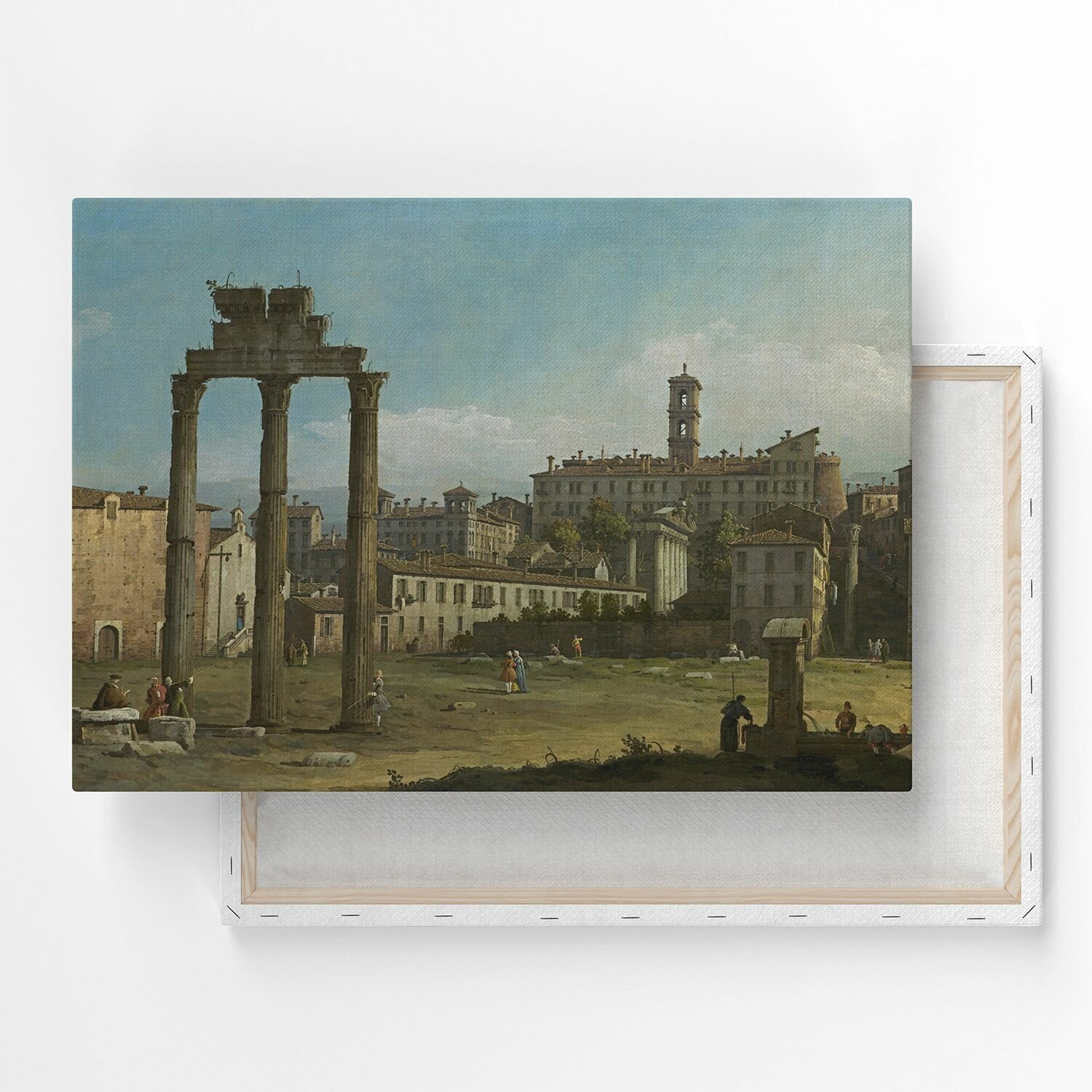 Картина на холсте, репродукция / Бернардо Беллотто - Ruins of the Forum, Rome / Размер 30 x 40 см