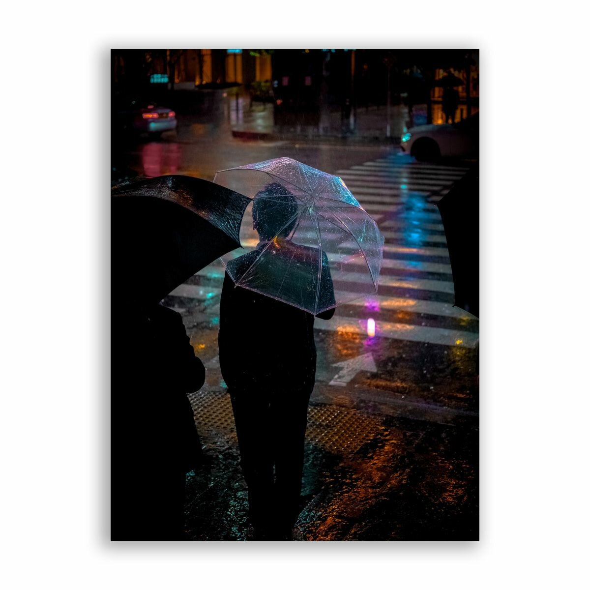 Постер, плакат на бумаге / Улицы Южной Кореи / Размер 30 x 40 см