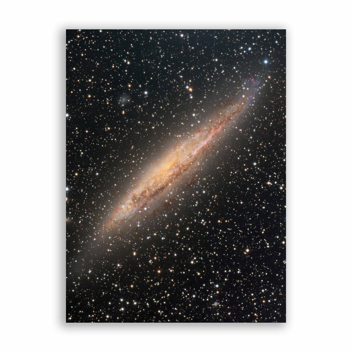 Постер, плакат на бумаге / Galaxy NGC 4945 / Галактика / Размер 30 x 40 см