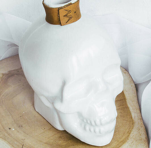 Керамический череп Ceramic by AVA, Белый