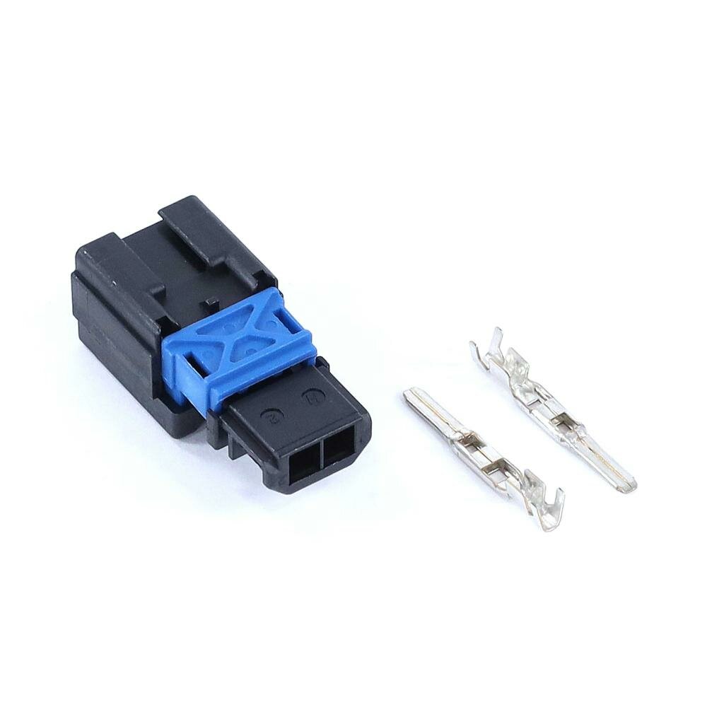 Разъем 98824-1021 2-х конт, к датч. непристег. рем. для а/м Lada (ВАЗ) Калина 2, Гранта, Приора 2