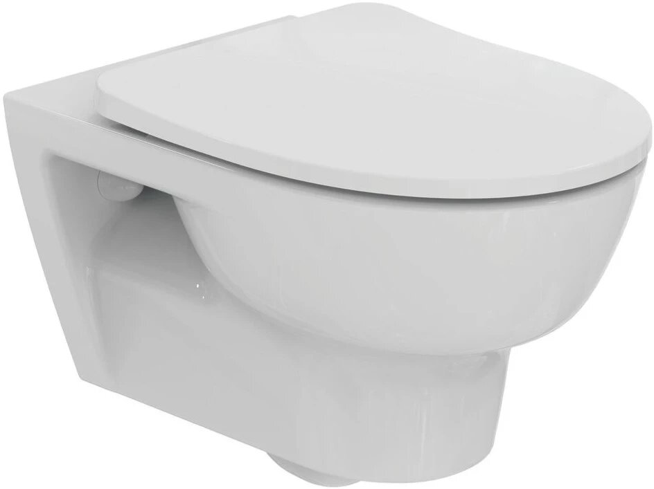 Унитаз подвесной Ideal Standard Esedra T365701 безободковый, с сиденьем микролифт, белый