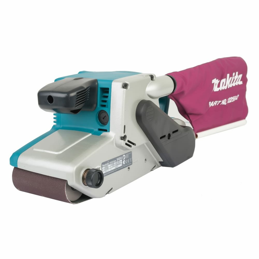 Ленточная шлифмашина Makita 9404 профессиональная, щеточный двигатель, регулировка оборотов для шлифования