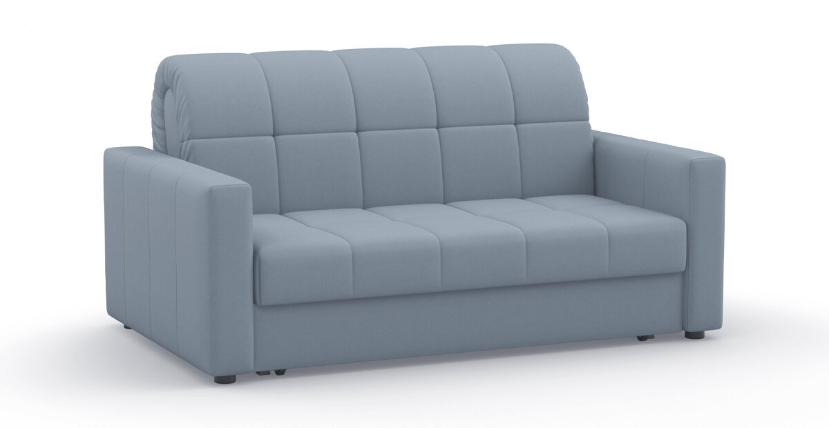 Прямой диван Цвет Диванов Инсбрук NEXT 140 K-2 175 прямой Серо-синий