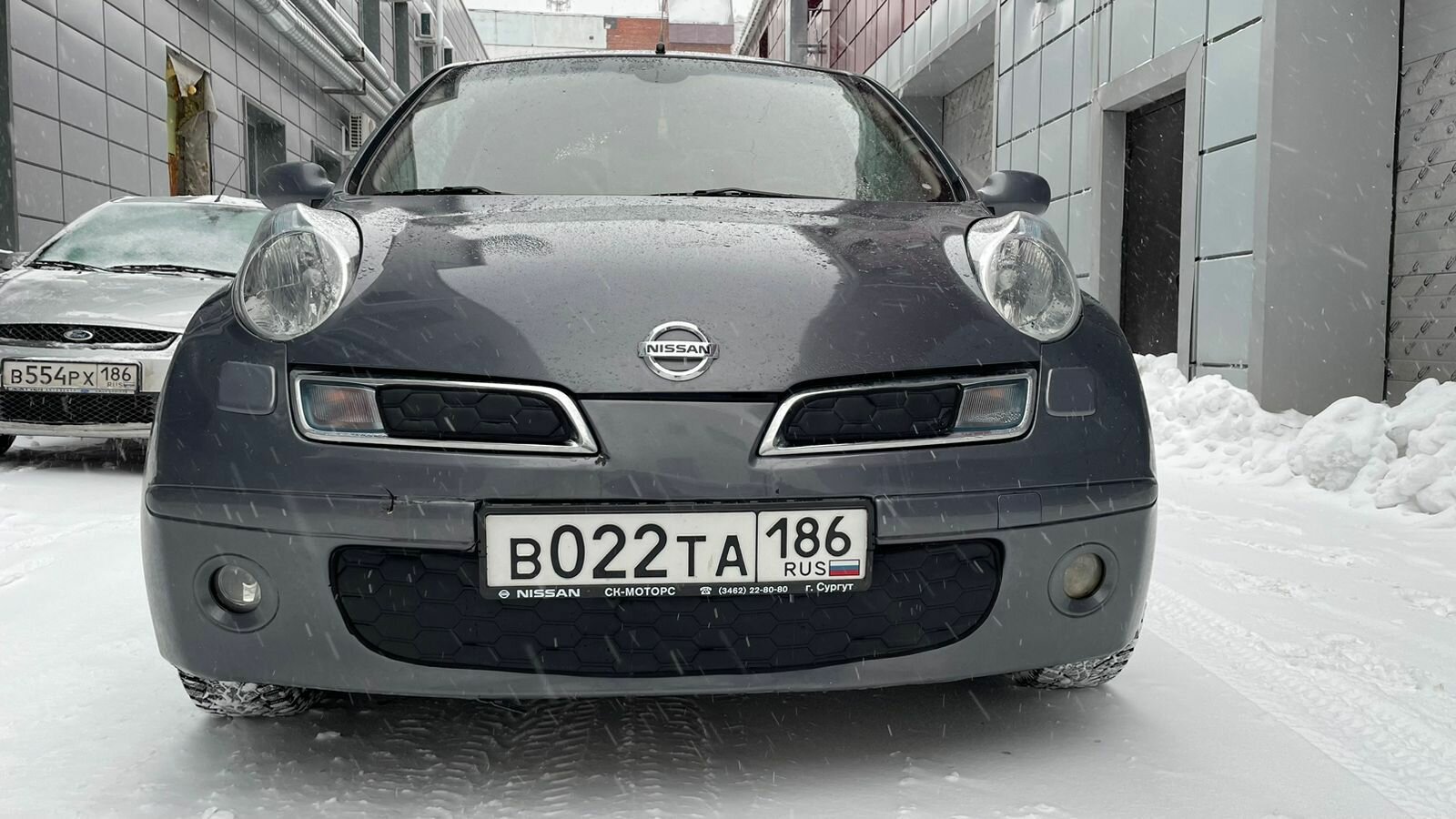 Утеплитель радиатора Экономия топлива Nissan Micra Ниссан Микра (2002 -2010) III