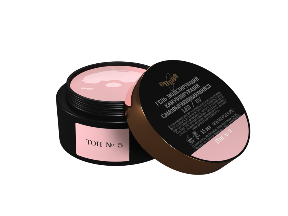 Опция гель моделирующий Тон 5 50мл розовый