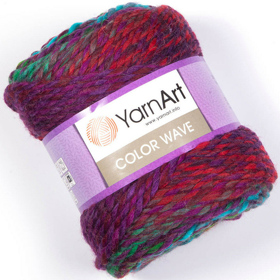 Пряжа Yarnart COLOR WAVE 115 цикламен (3 мотка)