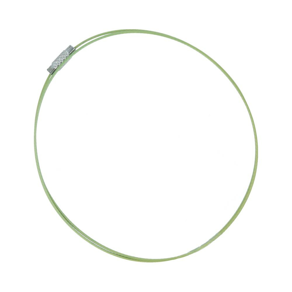 "Zlatka" Основание для колье KS-050 50 см №10 салатовый