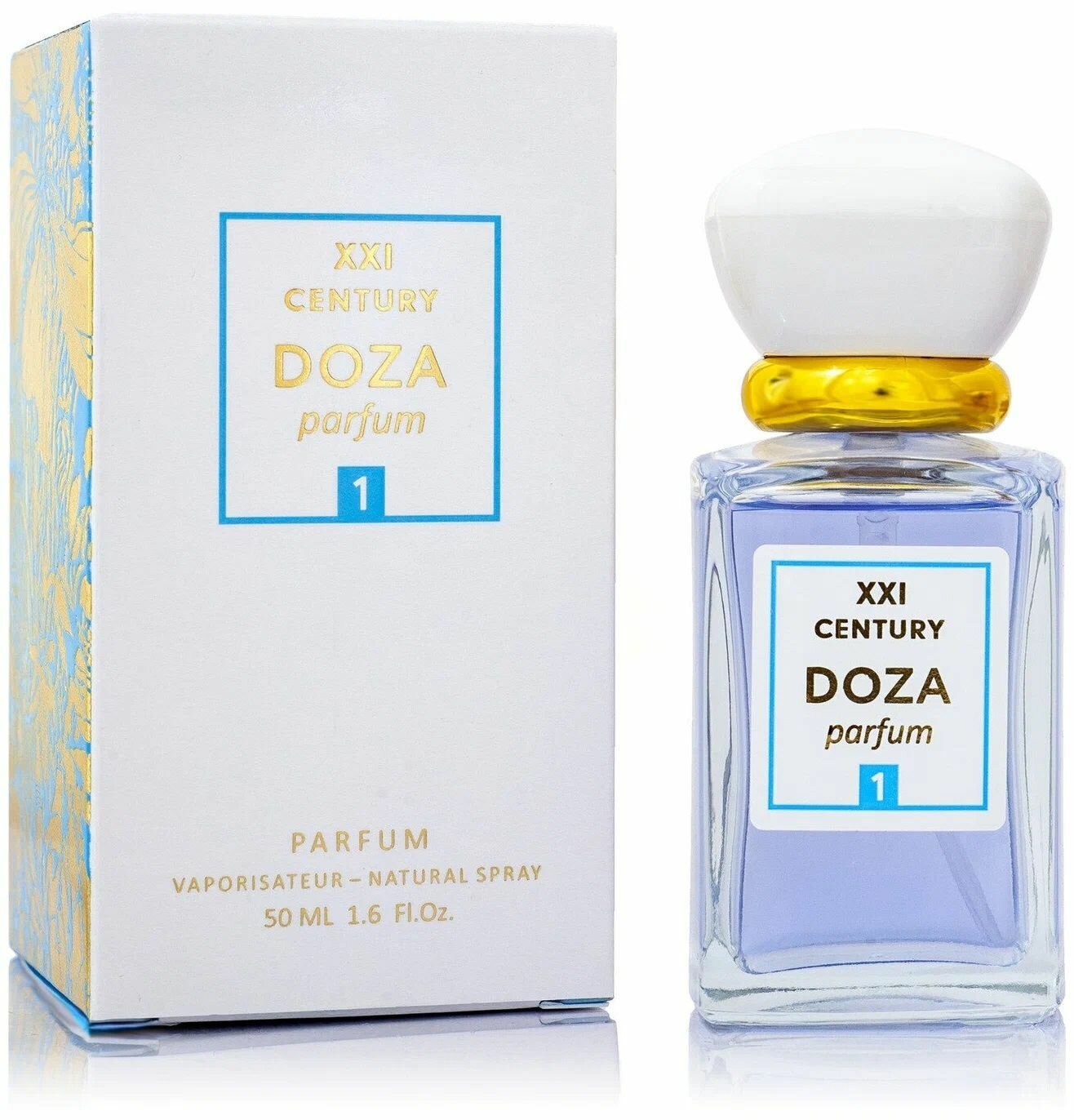 Духи XXI CENTURY "DOZA", №1, женские, фруктовые, цветочные, 50мл