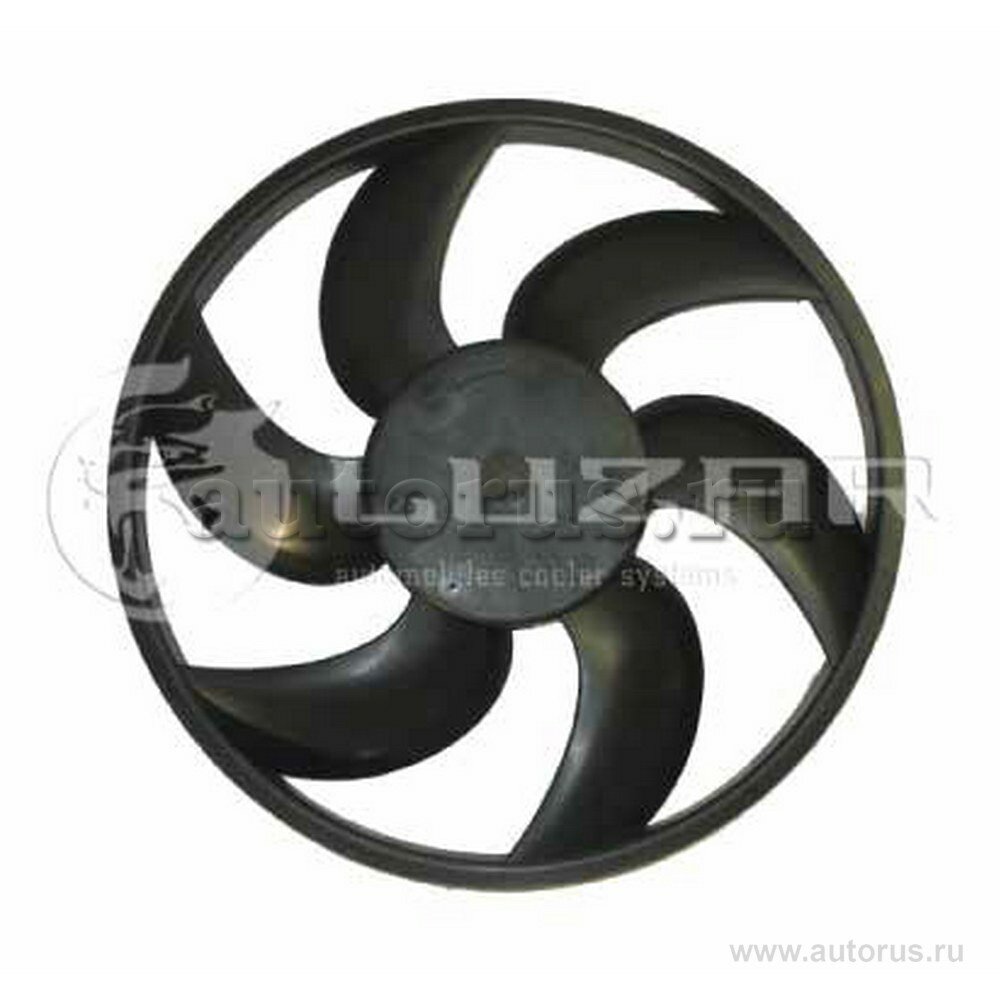Э/вентилятор охл. для а/м лада largus (12-)/renault logan (08-) (без кожуха) a/c- luzar lfc 0952