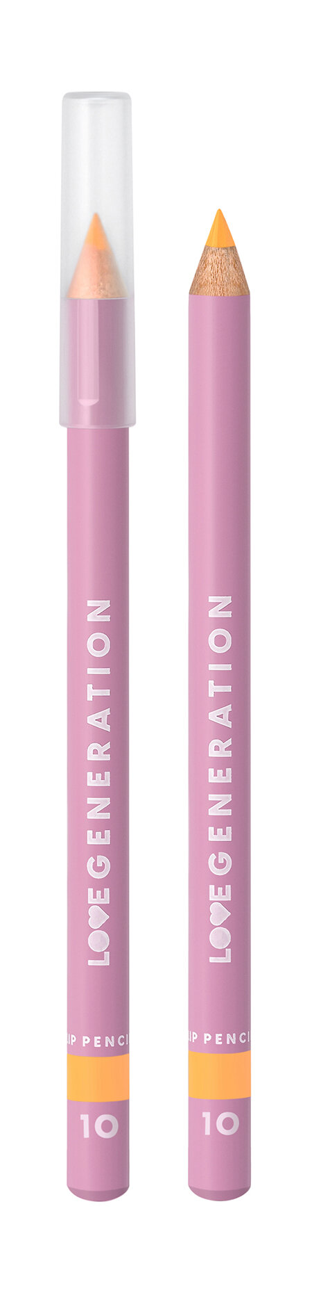 LOVE GENERATION Карандаш для глаз деревянный, 1,2 г, 10 Оранжевый