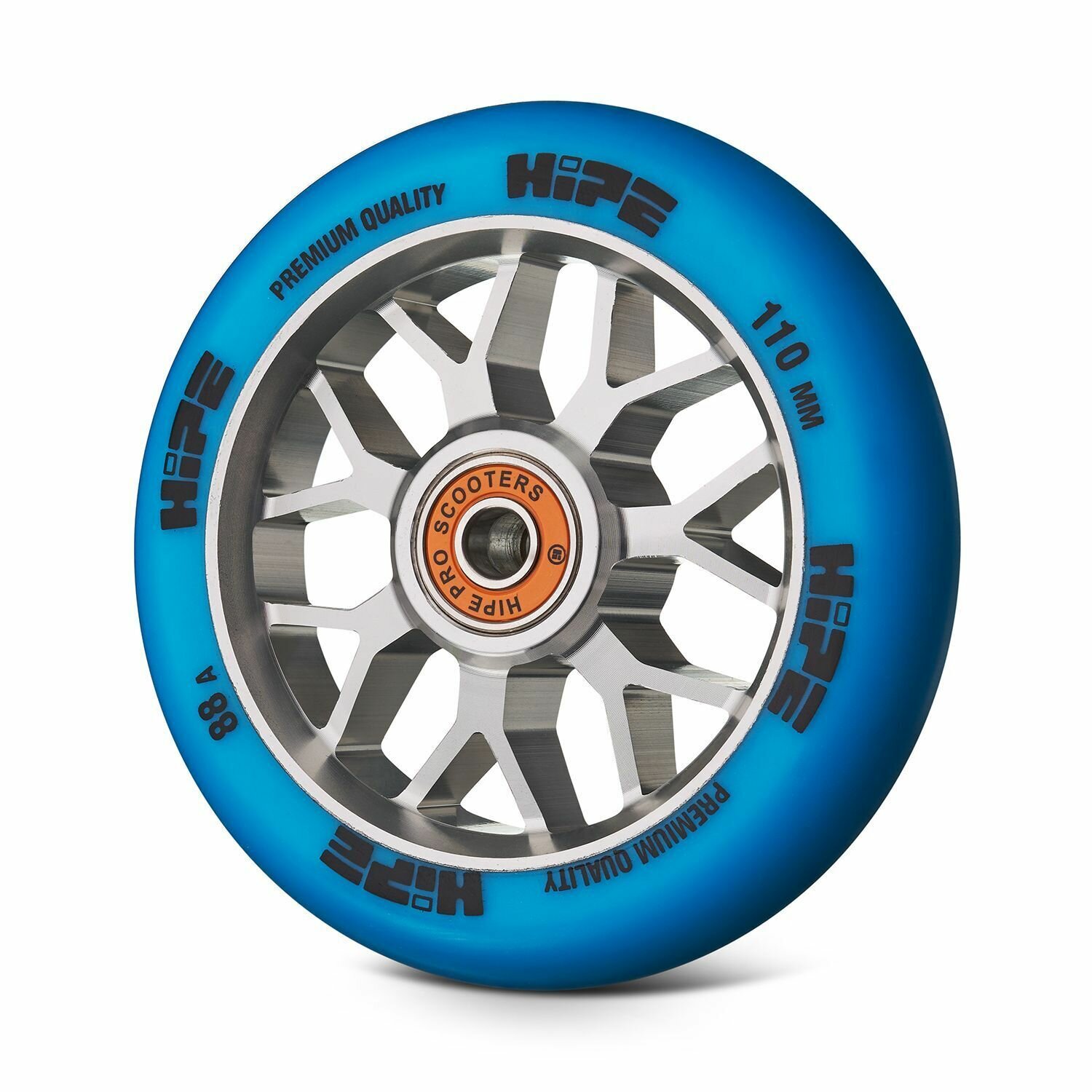 Колесо Hipe H3 Lumi серебристый/голубой люминесцентый, Blue