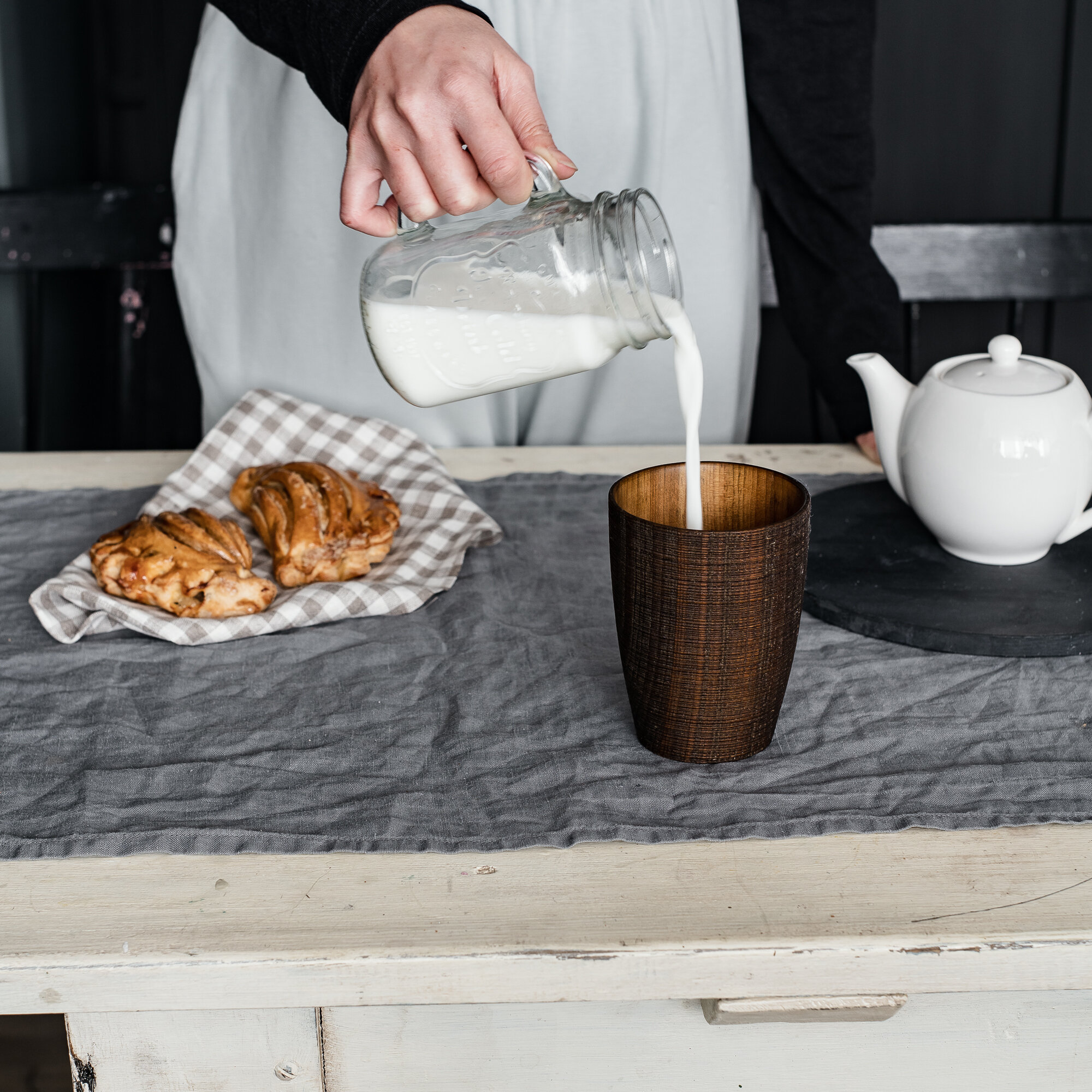 Деревянный стакан из кедра для напитков C50