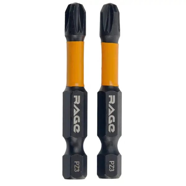 Бита ударная магнитная Rage PZ3x50 мм, 2 шт.